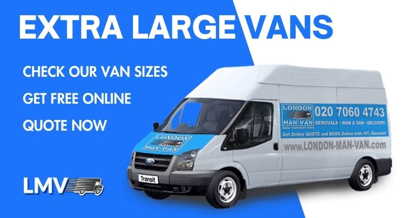 Extra Large Removals Van with a Man London - Book Now