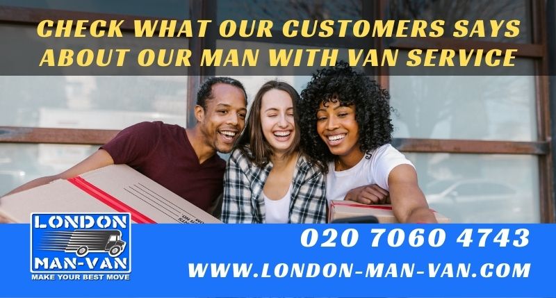 Great man with van service, quick, efficient and on time