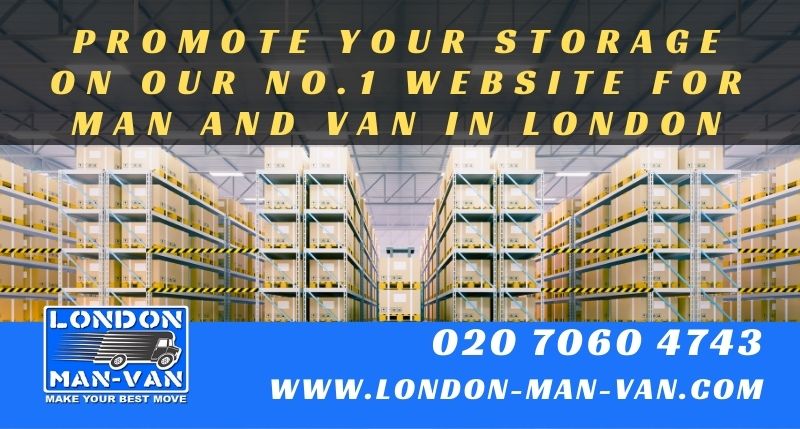 Promote your storage facilities in London with London Man Van